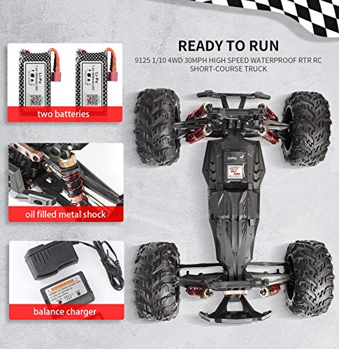 Hosim Large Size 1:10 Scale High Speed 30MPH 4WD 2.4Ghz Remote Control ...