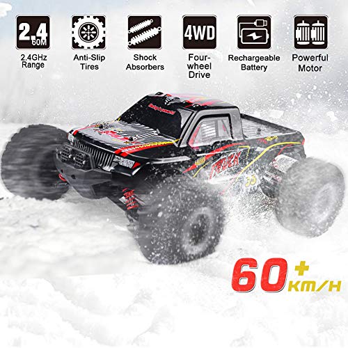 INGQU 1:12 Scale High Speed 60km/h 4WD Off-Road RC Car 2.4Ghz Brushless ...