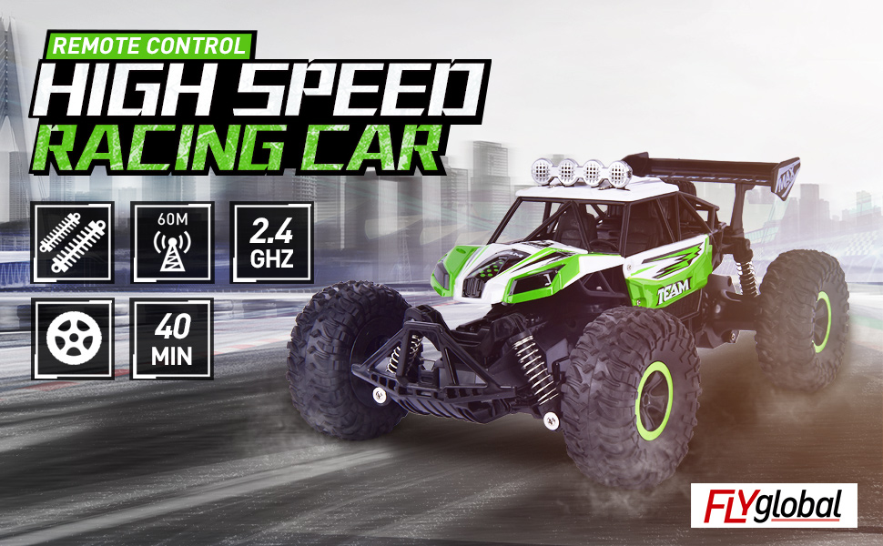 Fast Remote Control Car, Flyglobal 1:16 High Speed RC Cars for Boys ...
