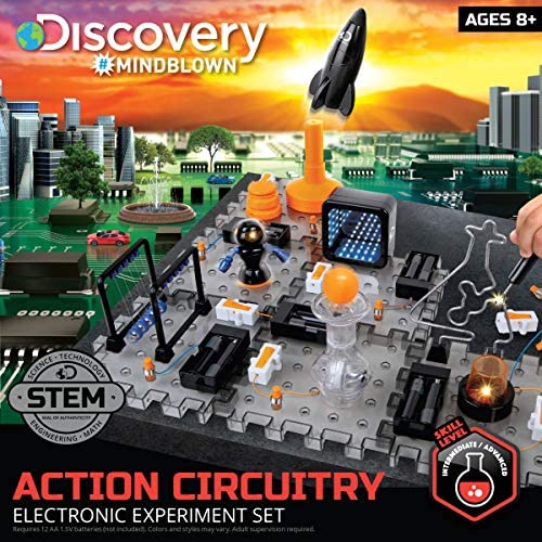 Discovery #MINDBLOWN Action Circuitry Electronic Experiment STEM Set ...
