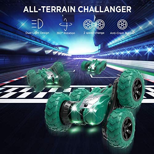 AFUNX Remote Control Car,RC Stunt Double Sided 360° Rolling Rotating ...
