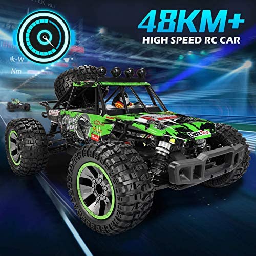 Remote-Control Cars，1/10 48KM/H High Speed Off Road RC Car Adult IPX5 ...