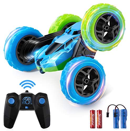 Remote Control Stunt Car Rechargeable RC Car, 360°Rotating Double Sided ...